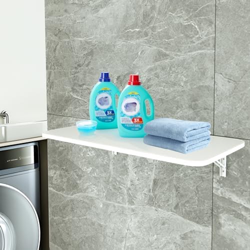 Amazon.com: Beeveer Wall Mounted Folding Table 47 x 16 Inch Floating ...