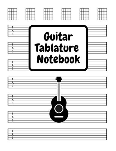 Guitar Tablature Notebook: Blank Music Manuscript Paper - Chord ...