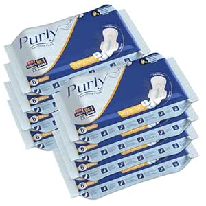 Buy Purly Sanitary Pads,Maximum coverage, Super soft, Ultra thin,Quick ...