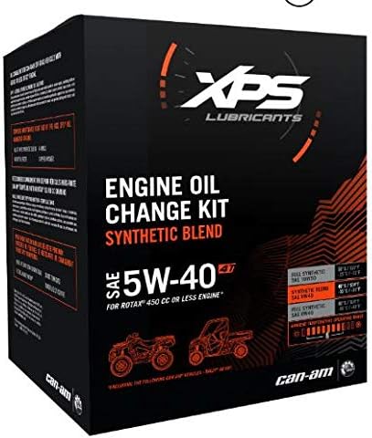 BRP XPS Can-Am Off-Road 4T 5W-40 Synthetic Blend Oil Change Kit for ...