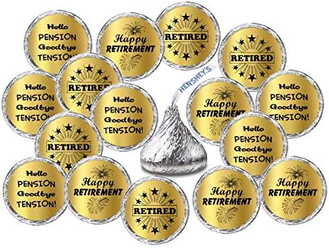 Amazon.com: Ambishi 60 Pcs Happy Retirement Party Mini Candy Bar ...