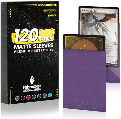 Amazon.com: 120Pack MTG Card Sleeves Toploaders for Trading Cards ...