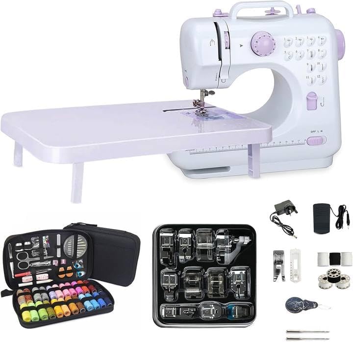 KPCB Tech 505 Sewing Machine with 12 Stitches Compact Size with ...