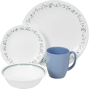 Amazon.com | Corelle Livingware 16-Piece Dinnerware Set, Country ...