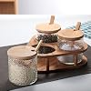 Amazon.com | RHBLME 3 PCS Stylish Simple Condiment Canisters Pots Set ...