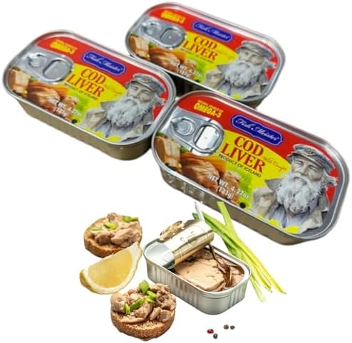 Amazon.com: Fish Meister COD LIVER Canned in Oil - Wild Caught Cod ...