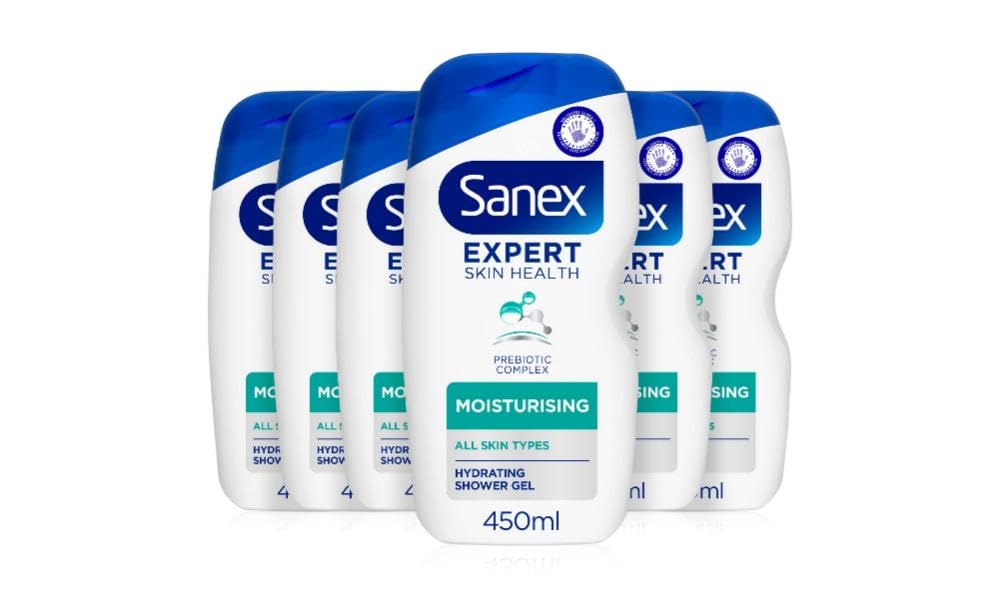 Sanex Body Wash, Expert Skin Health, Moisturising Shower Gel ...