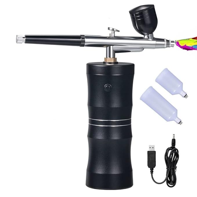 Amazon.com: Cordless Airbrush Kit with Compressor, Mini Air Brush ...