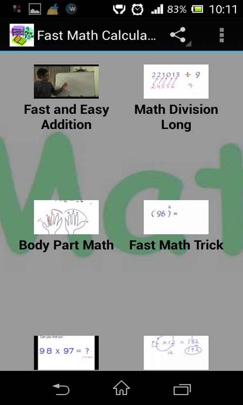 Fast Math Calculation Tricks - Learning Videos for Kids - App on Amazon ...