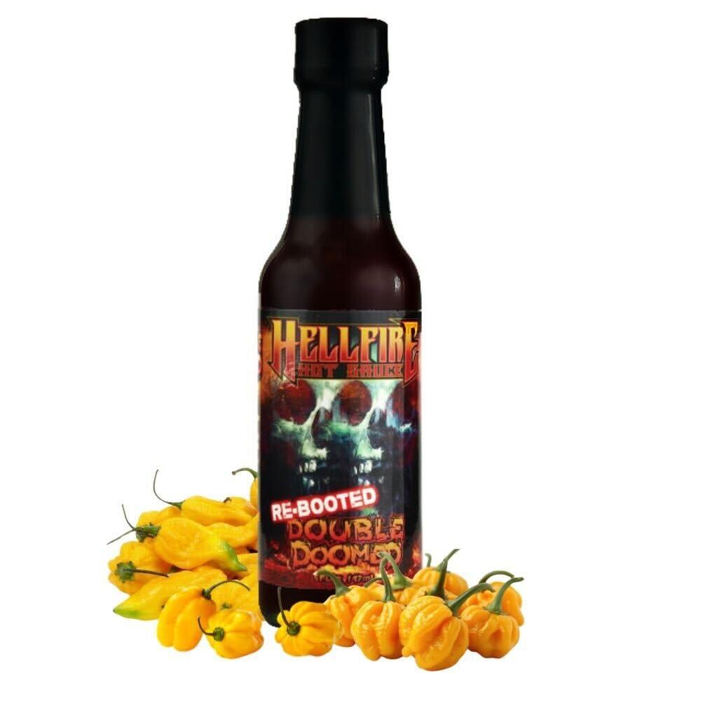 Amazon.com : Hellfire Hot Sauce Double Doomed Rebooted- The Worlds ...