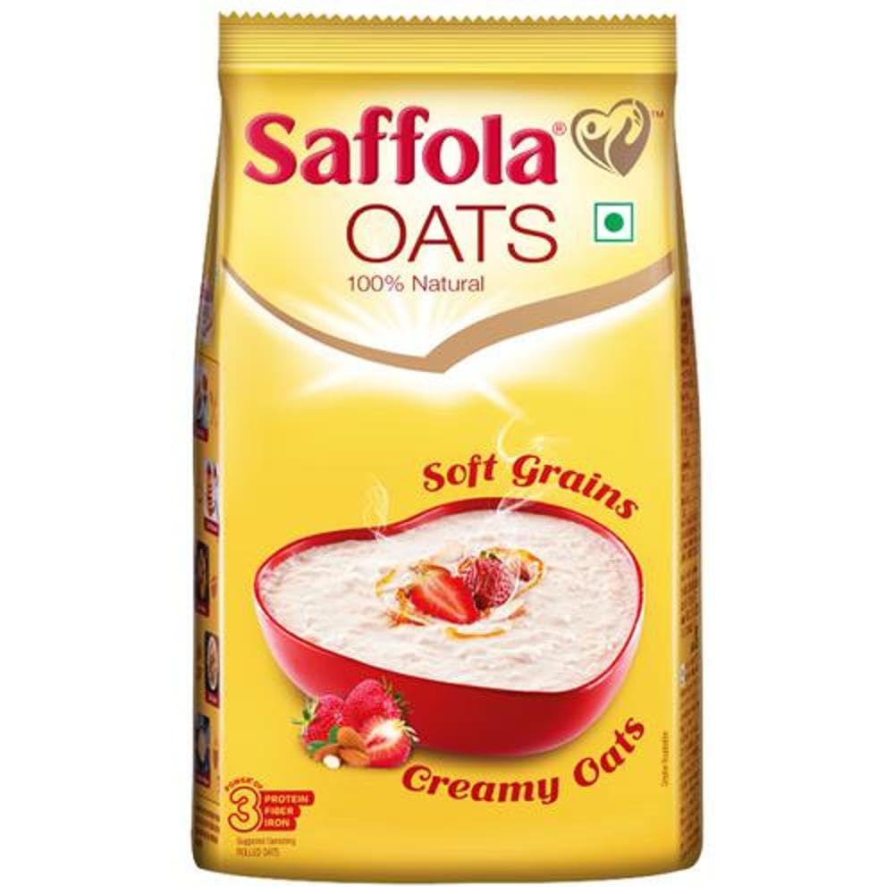 Saffola Natural Soft Grains & Creamy Oats, 200g : Amazon.in: Grocery ...