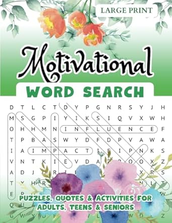 Amazon.com: Motivational Word Search Puzzles, Quotes & Activities for ...