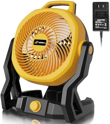 Amazon.com: HEINPRO Battery Operated Fan for Dewalt 20V Max Battery ...