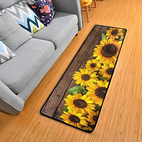 Amazon.com: Sunflower Rug - Spring Sunflower Area Rugs Carpet Living ...