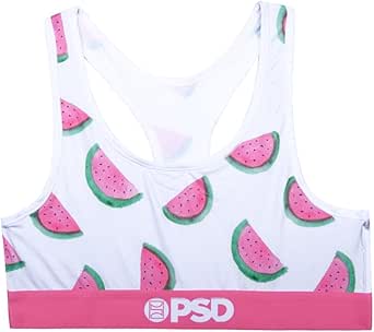 Amazon.com: PSD Underwear Women's Watermelon Bra, White, X-Small ...