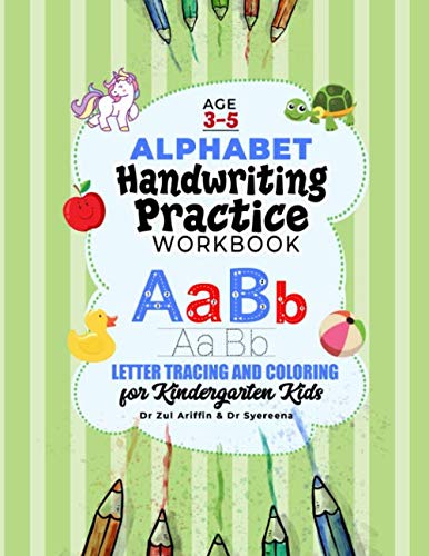 Alphabet Handwriting Practice Workbook Letter Tracing and Coloring for ...