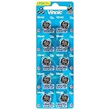 ・ブランド:Vinnic・製造元:Vinnic・モデル:LR1130 ( LR54 )・品番：LR54 L1131F-C10 / LR1130 (AG10)