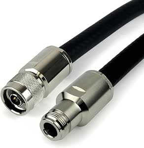 Amazon | 同軸ケーブル 10DSFA NP-NJ 3m (インピーダンス:50Ω) NP-H-10DSF NJ-H-10DSF使用 加工製作品 ツリービレッジ | エンジェルハム ...