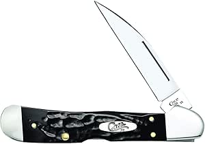 Amazon.com : Case WR XX Pocket Knife Copperlock Rough Black Synthetic ...