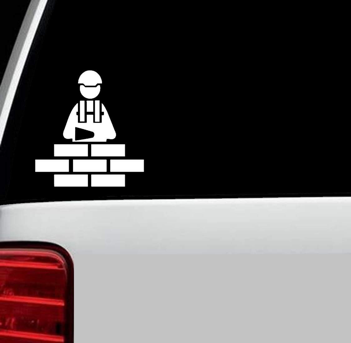 Amazon.com: Bricklayer Masonry Vinyl Decal Sticker for Car Window 5.0 ...