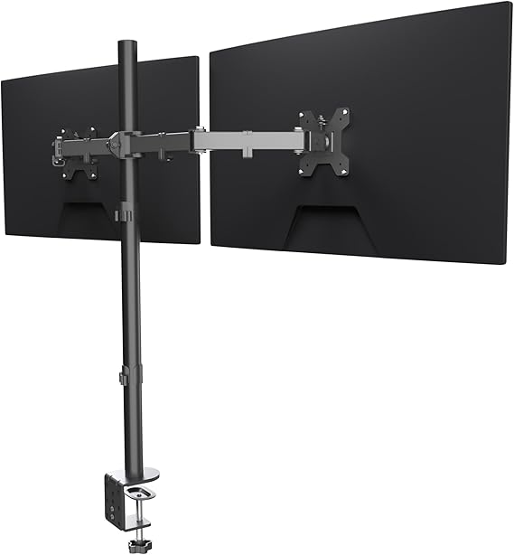 Amazon.com: Suptek Dual Monitor Desk Mount, Adjustable Dual Monitor Arm ...