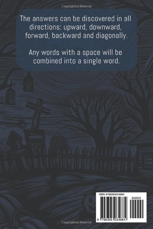Snapklik.com : Horror Movie Word Search: Large Print Horror Movie ...