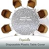 Amazon.com: Exquisite Lace Table Cloth Round Table Plastic 6-Pack Lace ...