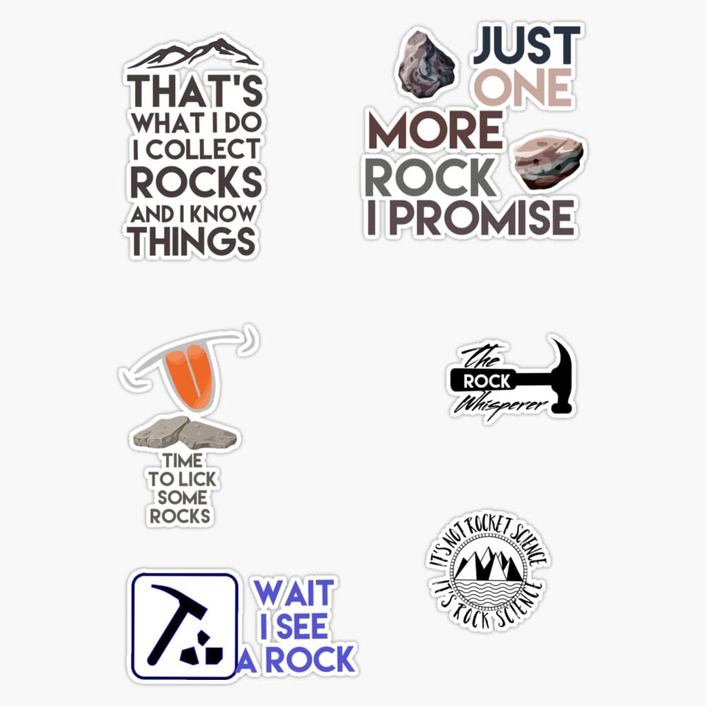Amazon.com: Geology Rocks, Rock Lover, Geology, Sticker Decal Size 5 ...