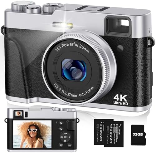 Amazon Canada: 4K Digital Camera with Viewfinder, Autofocus Cameras for ...