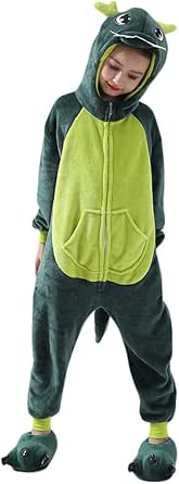 Amazon.com: Beskie Pijama mameluco unisex para niños, disfraz de dragón ...