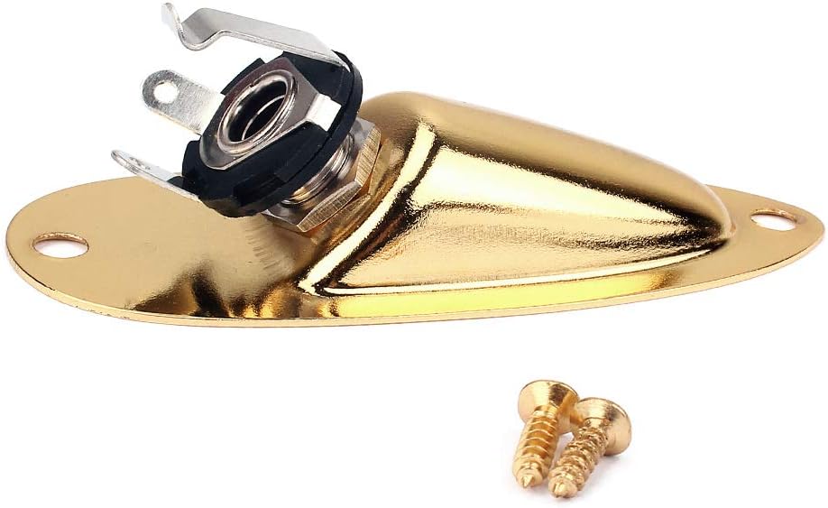 Alnicov Boat Input Output Jack Plate Socket with Screws for Fender ...