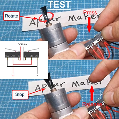 Snapklik.com : 20PCS Micro Limit Switch NO+NC Hinge Straight Lever 3PIN ...