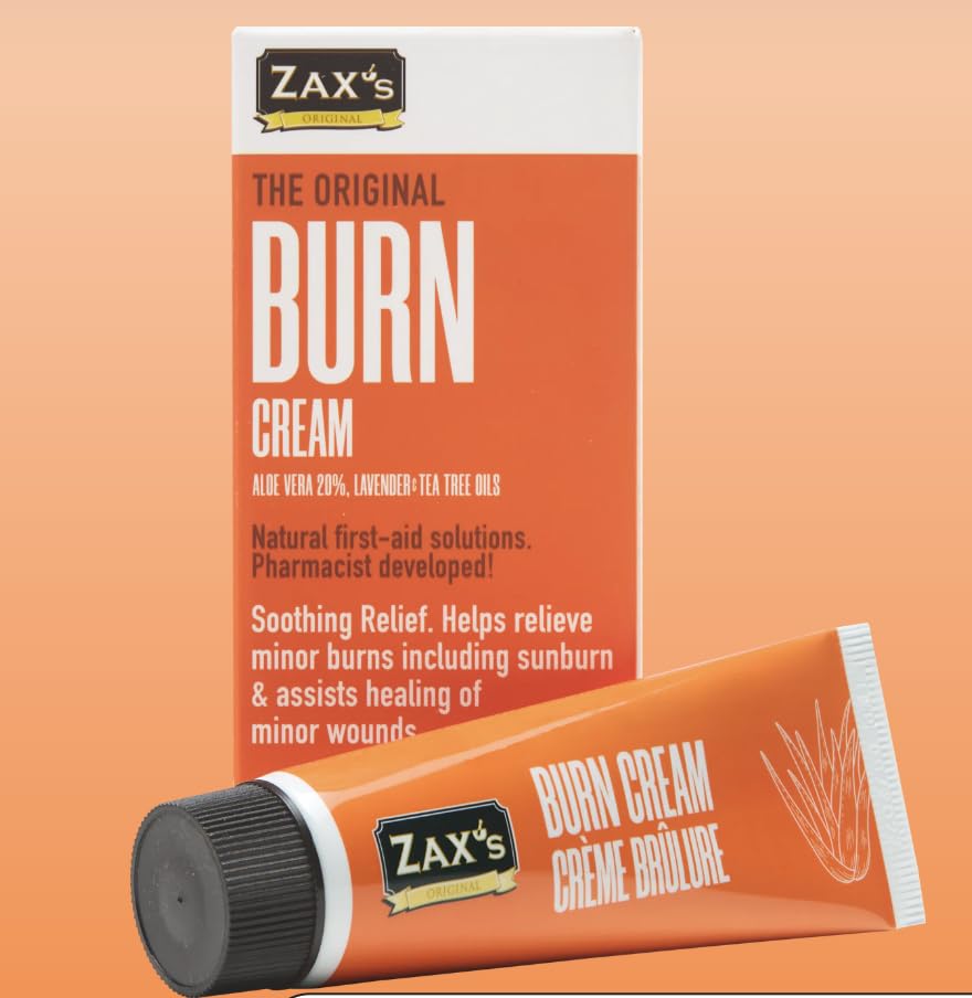 Zax's Original Burn Cream, Natural, Soothing, 6 Natural Ingredients ...