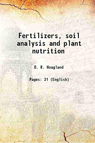 Amazon.in: Buy Fertilizers, soil analysis, and plant nutrition Volume ...