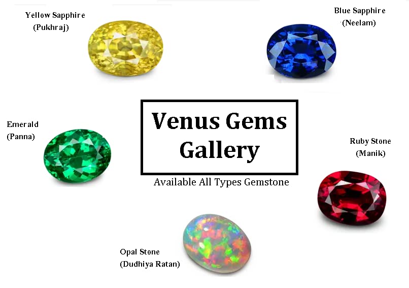 Venus Gems Gallery Pure Kanakapushyaragam Stone Original Certified Srilankan Ceylon Yellow ...