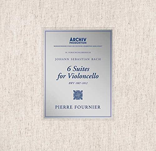 Pierre Fournier - Bach: 6 Cello Suites BWV1007, 1008, 1009, 1010, 1011 ...