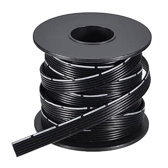 Amazon.co.jp: uxcell 28AWGシリコンリボンケーブル 6ピン 28ゲージ フラットケーブル 柔軟なシリコーンワイヤー 7.5 M 錫メッキ銅撚り線 ブラック : 産業 ...