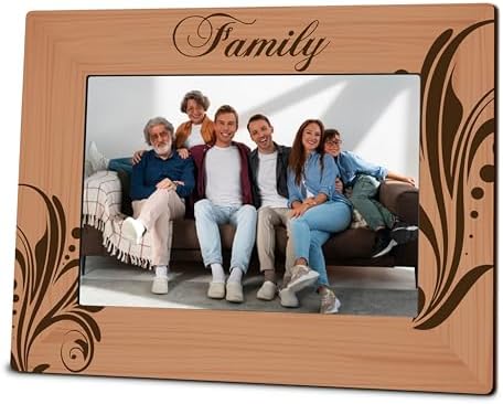 Amazon.com - Cudwid Family Wooden Frame Suitable For 5x7 Inch Photo ...