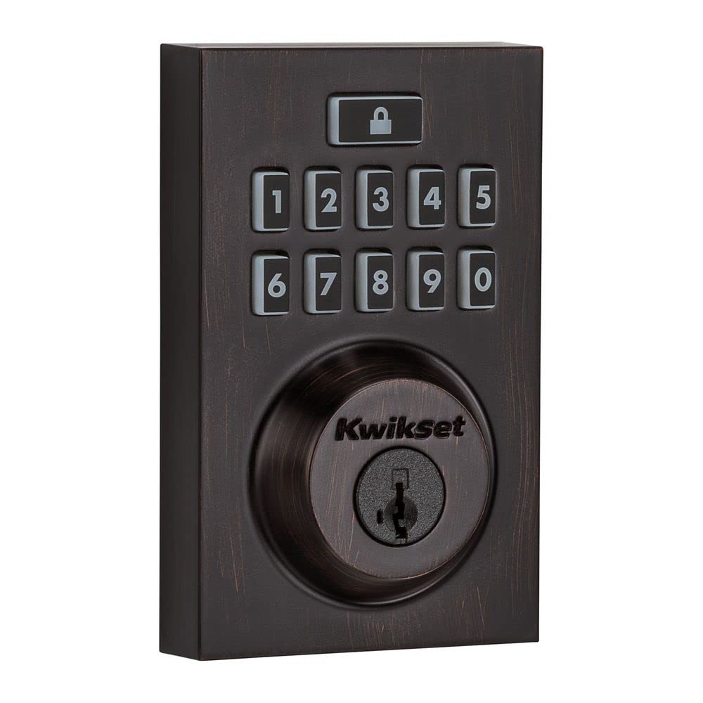 Kwikset 914 Contemporary Keypad SmartCode Electronic Deadbolt Smart ...