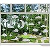 Amazon.com: 26 Pieces Cloud and Star Window Decals for Bird Strikes ...