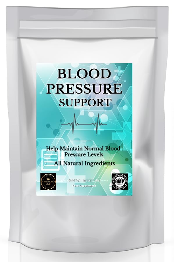 Blood Pressure Support - High Potency Natural Food Supplement Pills ...