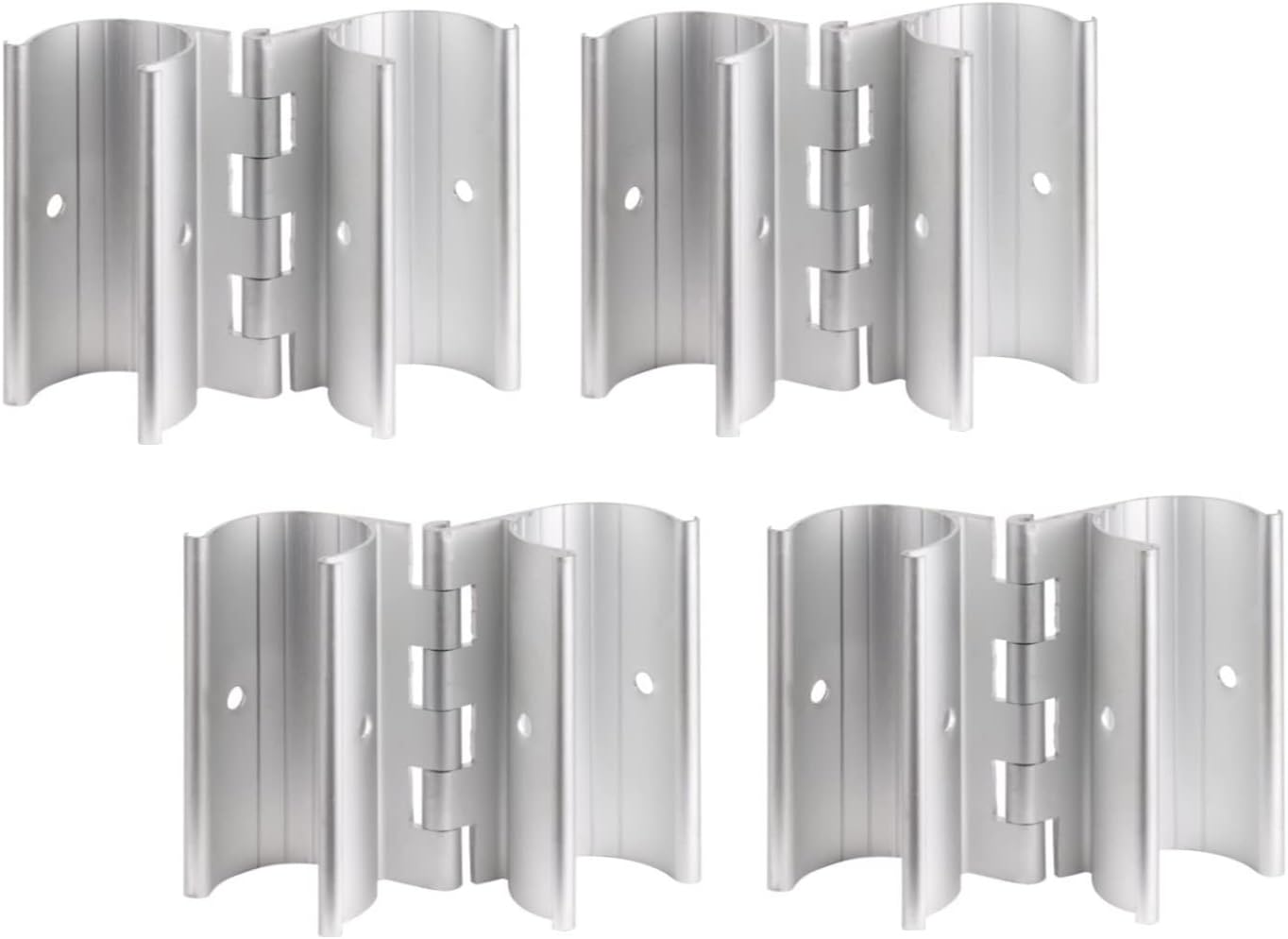 CIRCOPACK Aluminum Snap Hinge 1/2" 4 Pieces (Model 251) (1/2 Inch ...