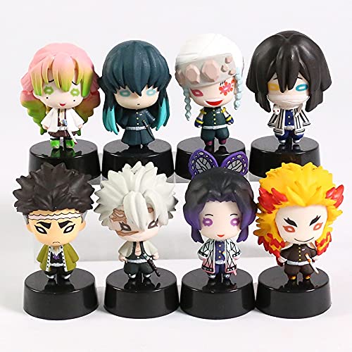 Buy QWYU 8pcs/set Demon Slayer Kochou Shinobu Rengoku Kyoujurou Uzui ...
