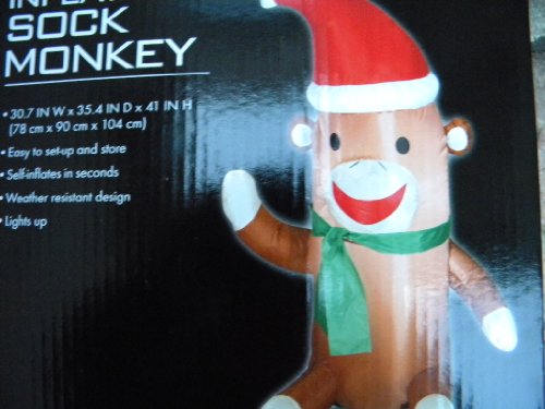 Santa Sock Monkey