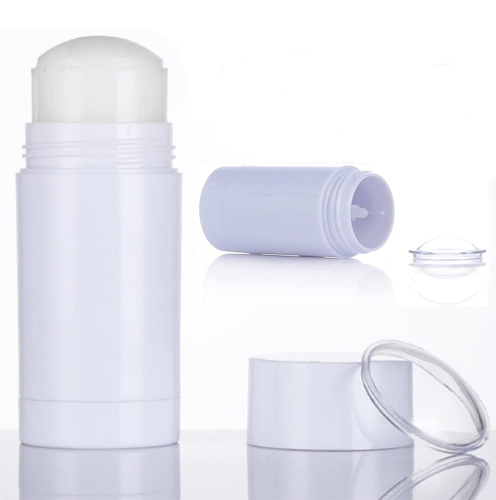 Snapklik.com : 10 Pack 30ml Round Empty Deodorant Containers Twist Up ...