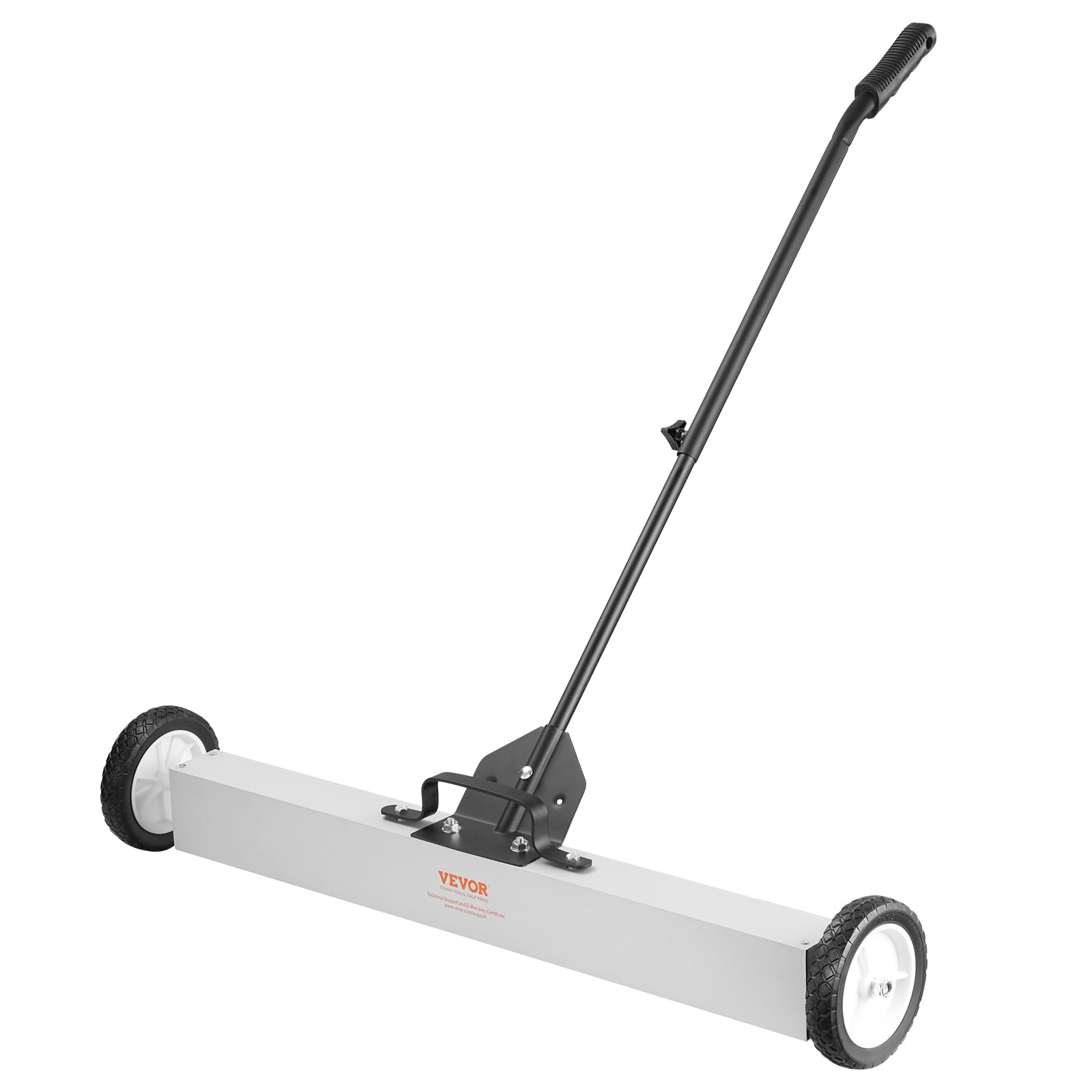 VEVOR 55Lbs Rolling Magnetic Sweeper with Wheels, 36-inch Large Magnet ...