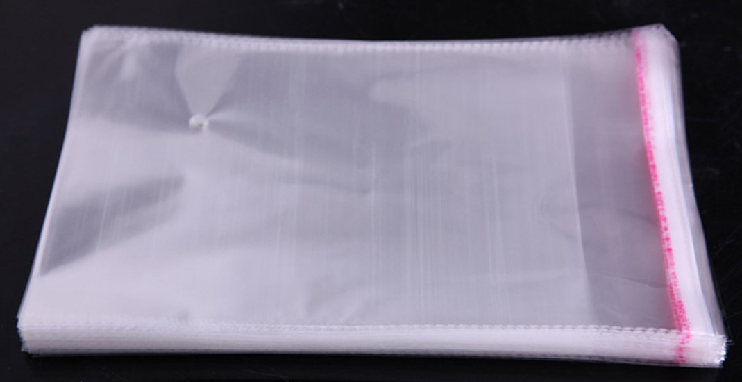 DMS RETAIL Self Adhesive Plastic Bag/Self Adhesive Seal Bag/Transparent ...