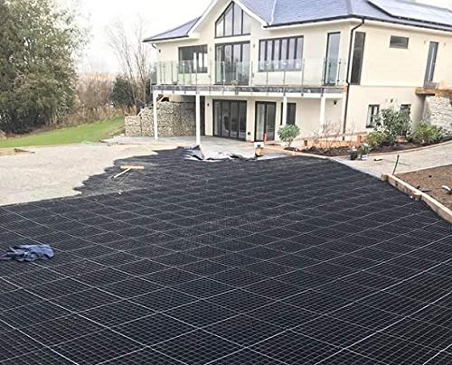 ECODECK ECODRIVE500 Gravel Driveway Grids, Black, 200 Square Meters | Garden Outdoor Store