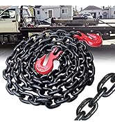 FITHOIST 3 Ton 4 Leg Chain Sling 1/4” 5 Ft, G80 Alloy Steel 4 Way Chain ...