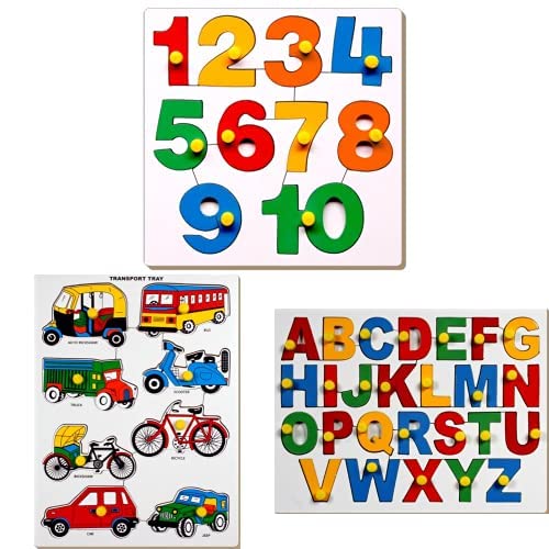 Buy Little Genius Number Puzzle - 1 to 10 with Knob & Little Genius ...